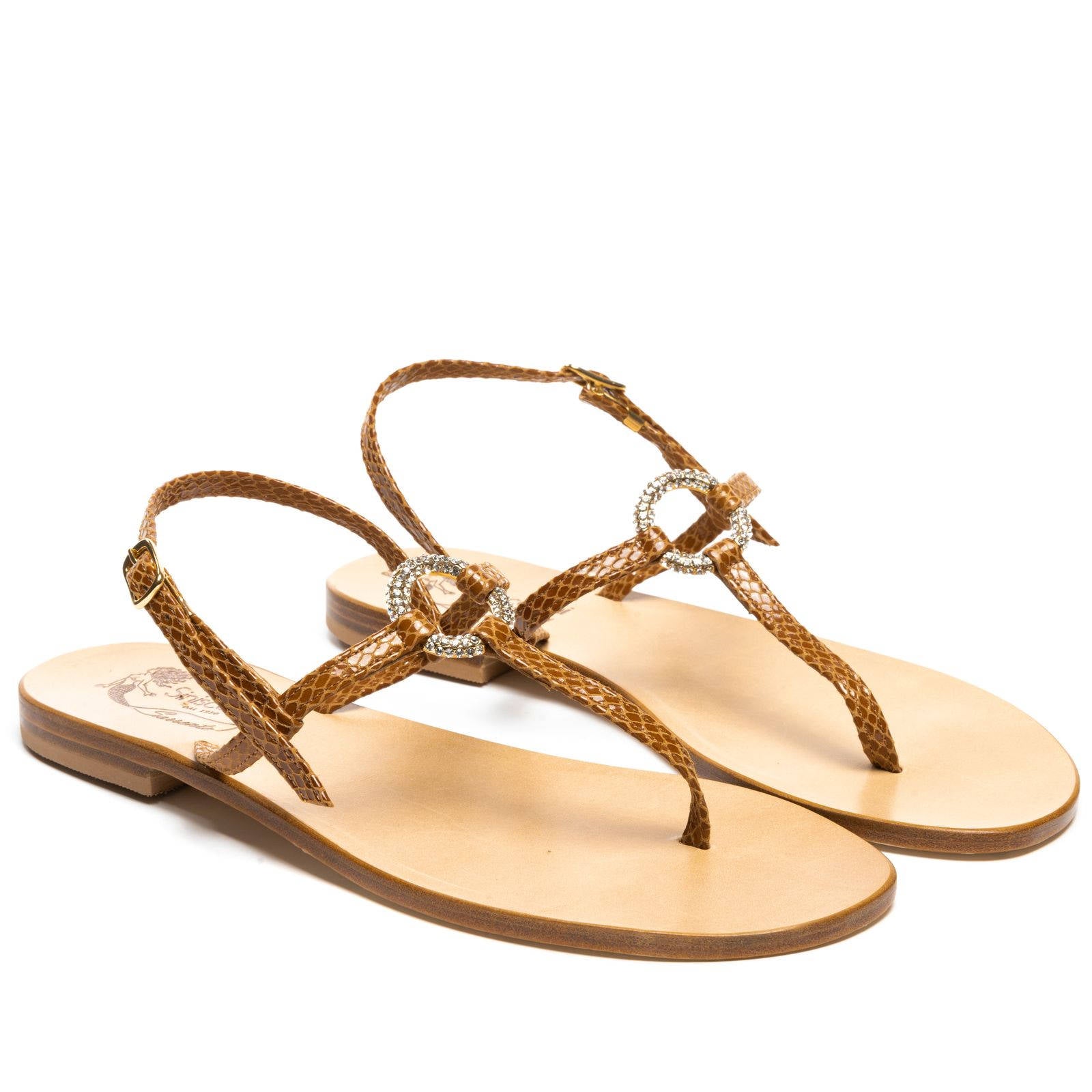 Moda Capri - Sandali su misura - Cuoio italiano - Mod. Gisella