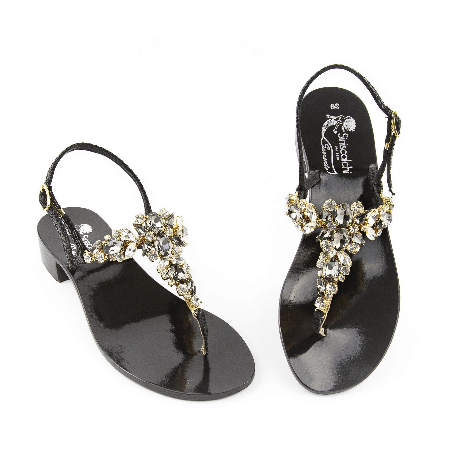 Siniscalchi Sorrento - Agata black edition hand made Swarovski elements